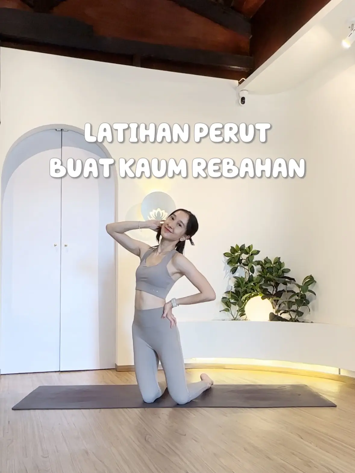 Latihan perut dengan rebahan aja😉🔥 | Video dipublikasikan oleh Ling-ling | Lemon8