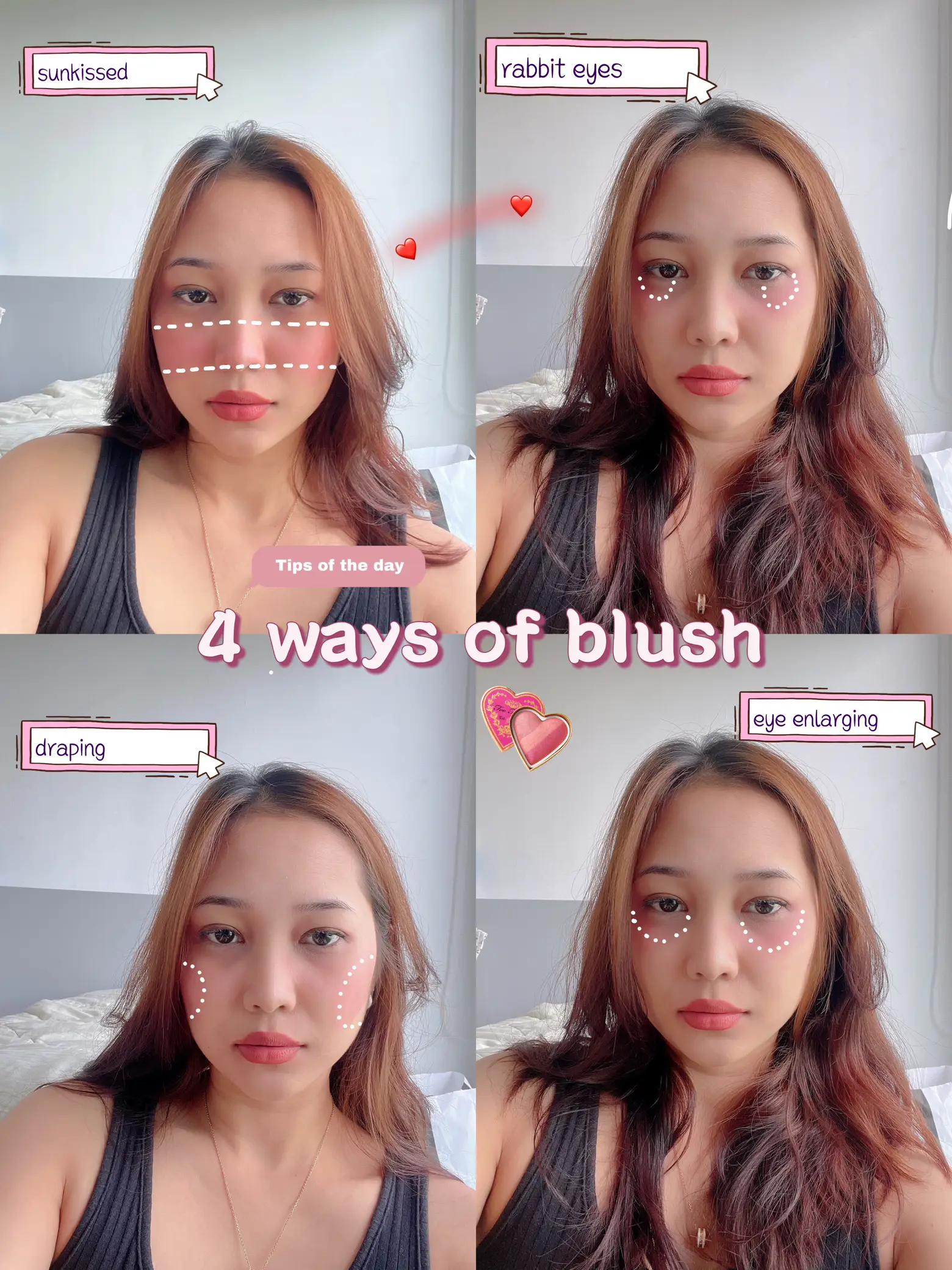 DIFFERENT WAYS OF BLUSH YOU MUST KNOW | แกลเลอรีที่โพสต์โดย sityrosli ...