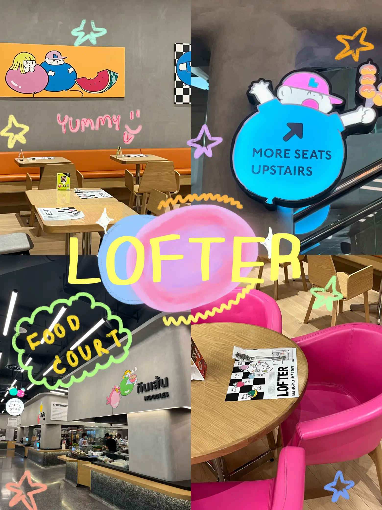 LOFTER ฟู๊ดคอร์ทที่น่ารักที่สุด🌟🌈🍛🥪 | แกลเลอรีที่โพสต์โดย Antttymn | Lemon8