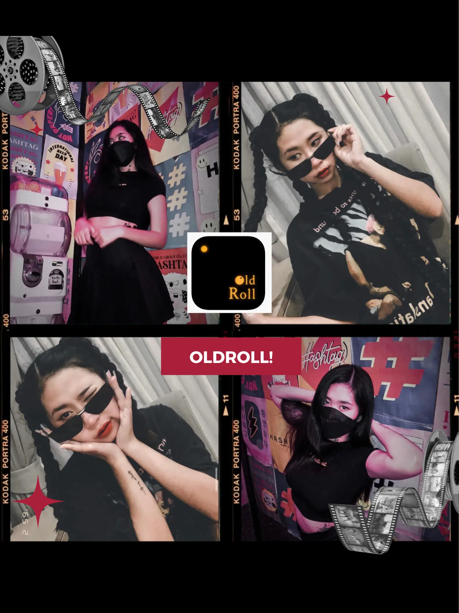 แอพกล้องฟิล์มที่ให้เป็นอันดับ 1 ( Oldroll 🎞 ) | แกลเลอรีที่โพสต์โดย Gaeddivaa | Lemon8
