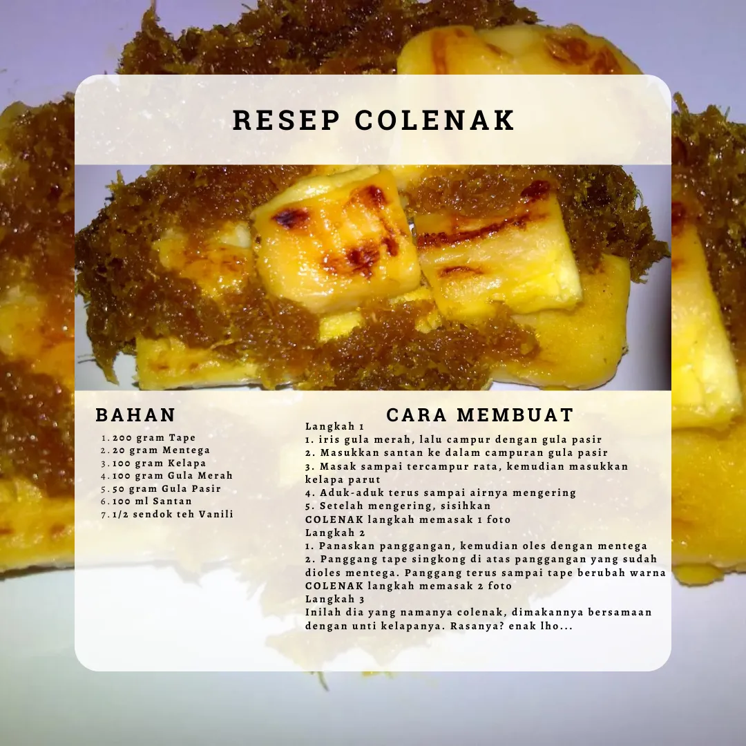 Resep colenak sunda | Gallery posted by Minz | Lemon8