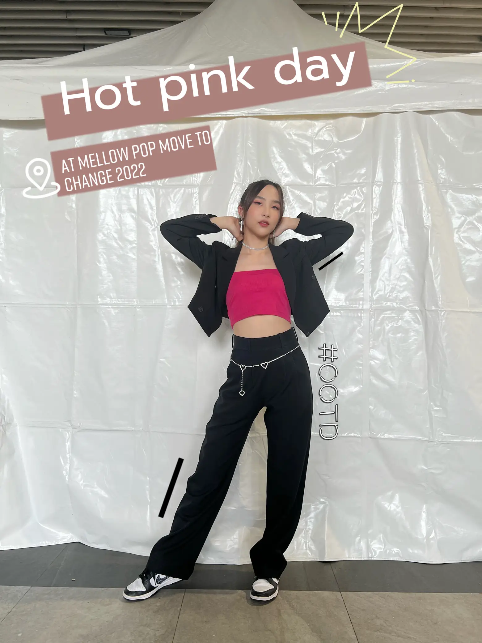 [OOTD] Hot pink day แต่งตัวชมพูฮอตพิงค์ไปงาน Mellow pop | แกลเลอรีที่ ...