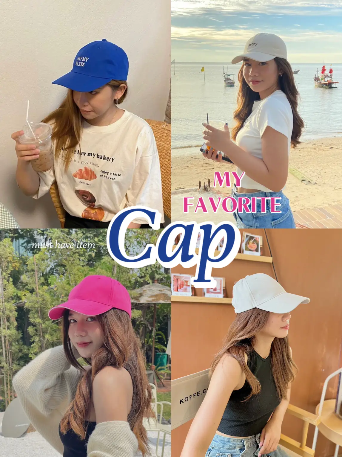 My favorite cap แจกพิกัดหมวกแก๊ปที่ควรมีติดตู้🧢 🏻 | แกลเลอรีที่โพสต์โดย ...