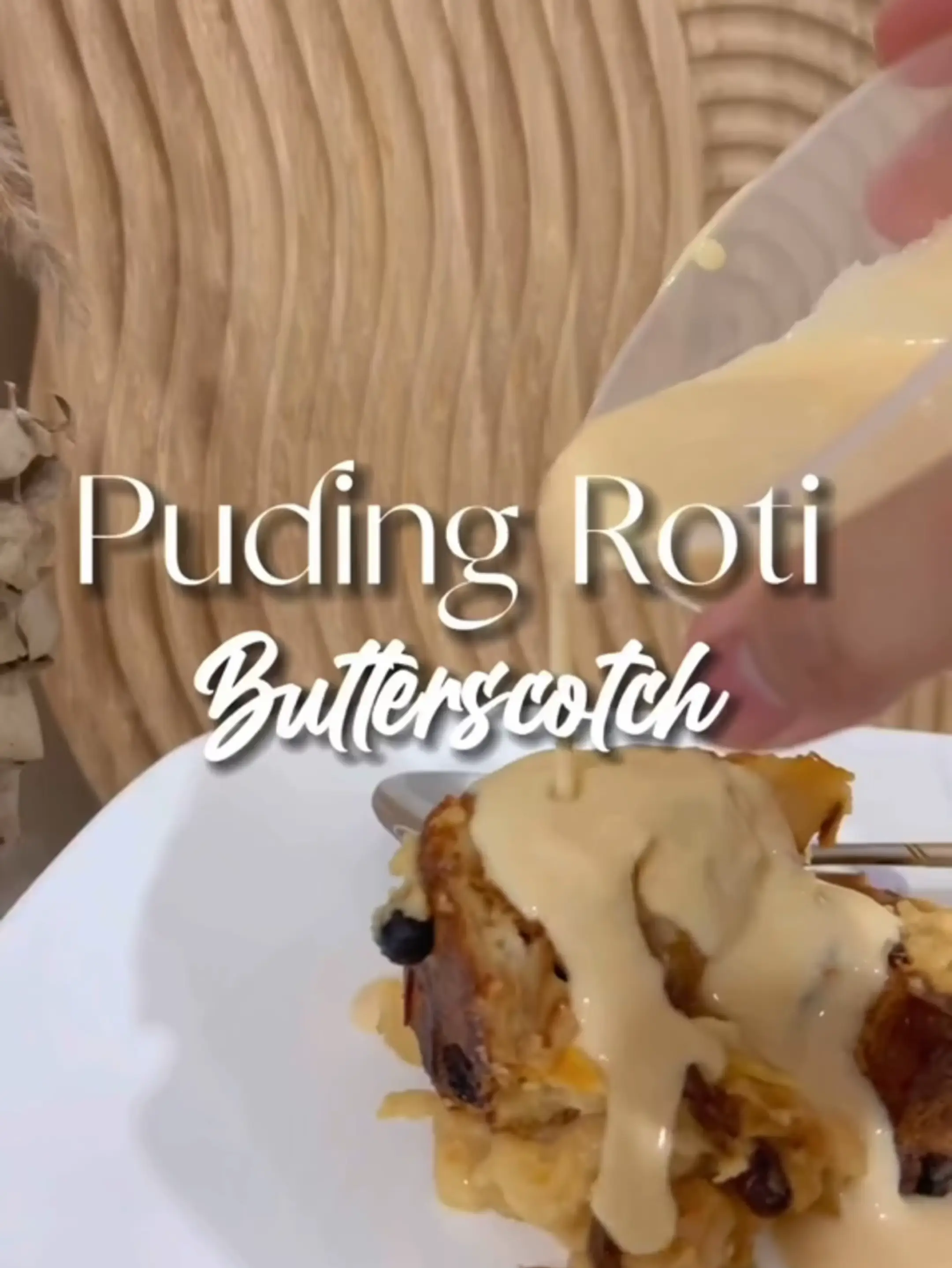 Puding Roti Butterscotch / Bread Pudding | Video diterbitkan oleh ...