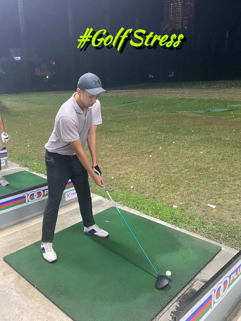 Stress??? Play Golf!!!! | Video dipublikasikan oleh maxis ren | Lemon8