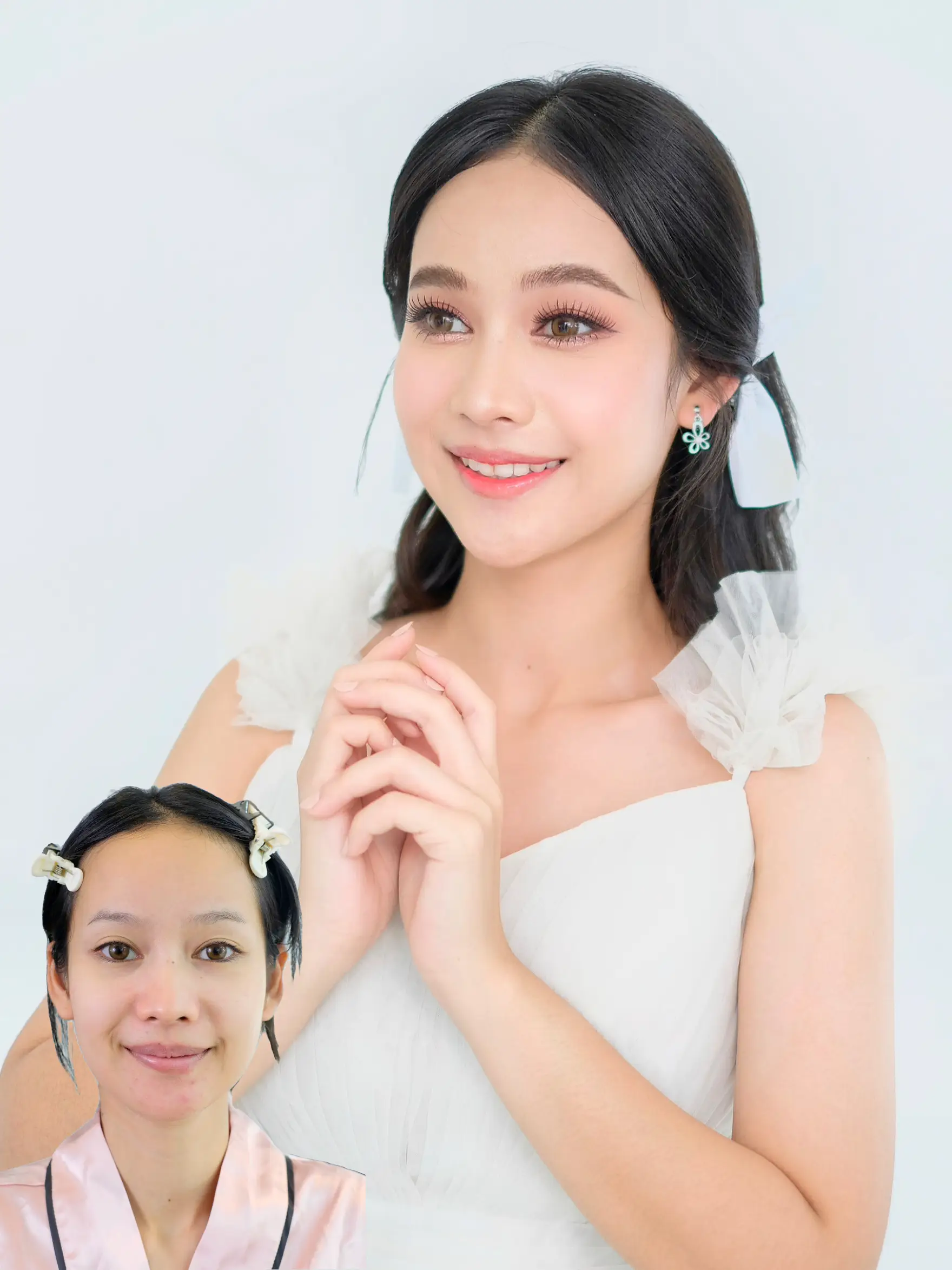 #แต่งหน้าเจ้าสาว ตาหวานๆ👁️ | แกลเลอรีที่โพสต์โดย Pharin Makeup | Lemon8