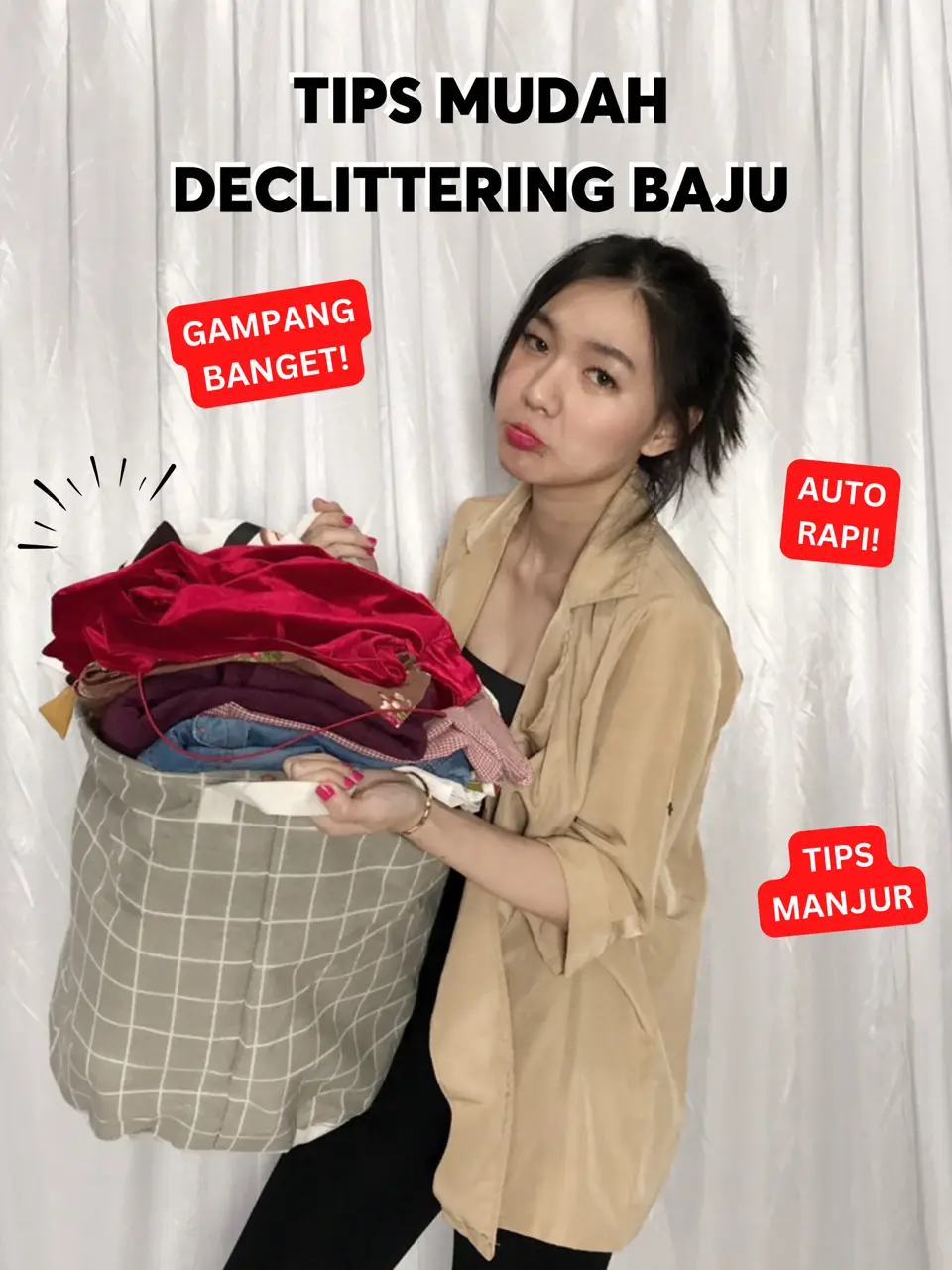 TIPS MUDAH DECLUTTERING BAJU | Galeri diposting oleh Ecc | Lemon8