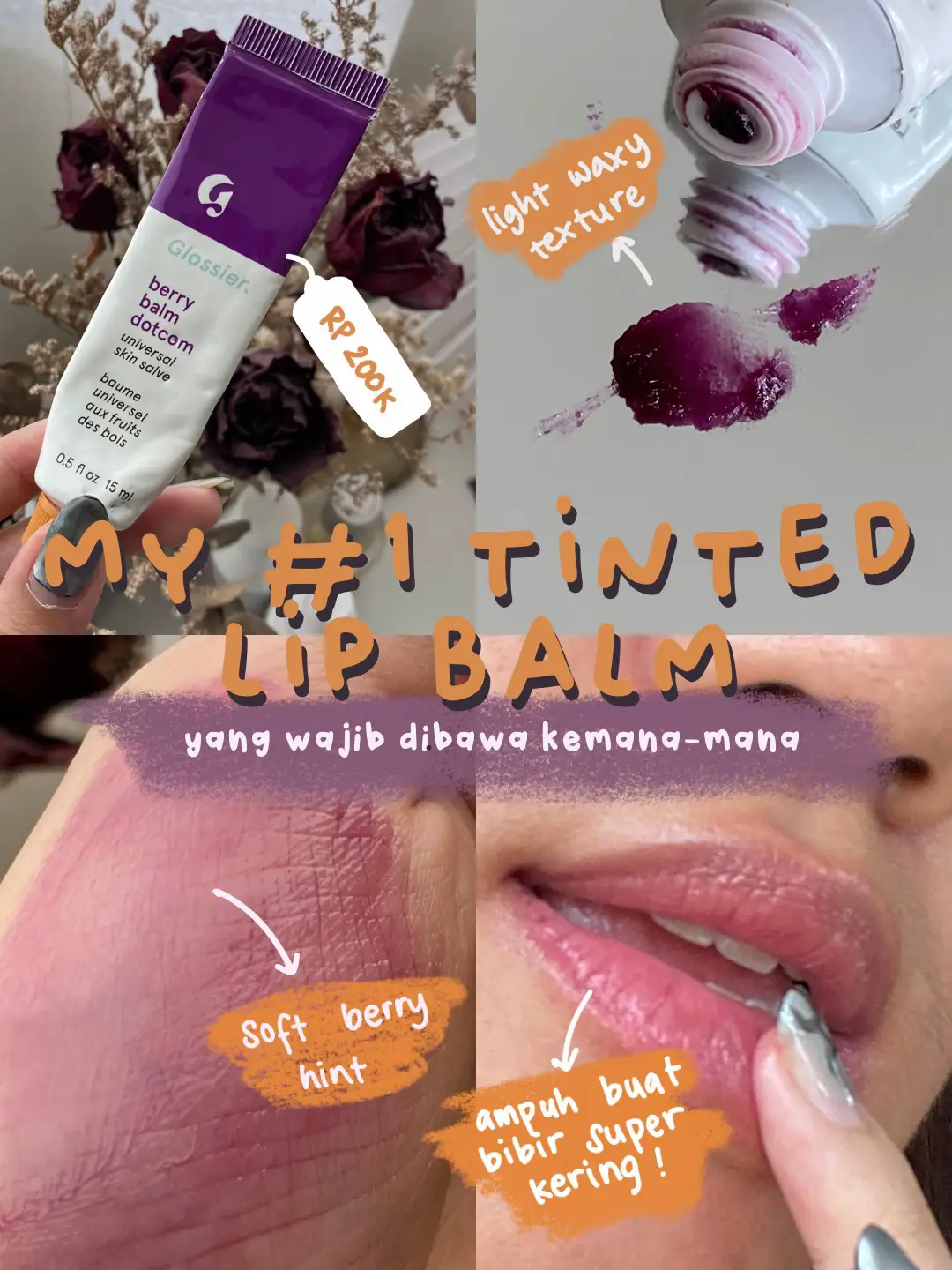 TINTED LIP BALM FOR TAN SKIN ATASI BIBIR KERING💋 | Galeri diposting ...