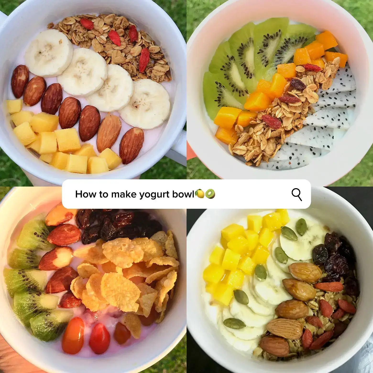 How to make yogurt bowl🍋🥝🍯 | แกลเลอรีที่โพสต์โดย Fourmost | Lemon8