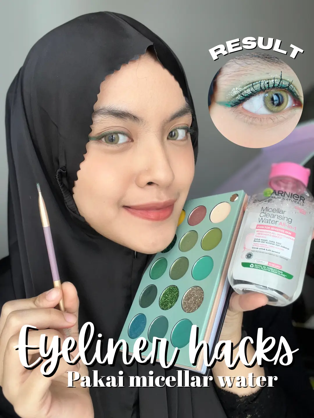 EYELINER HACKS WARNA WARNI PAKE MICELLAR WATER!? 💦 | แกลเลอรีที่โพสต์โดย Namira Desty | Lemon8