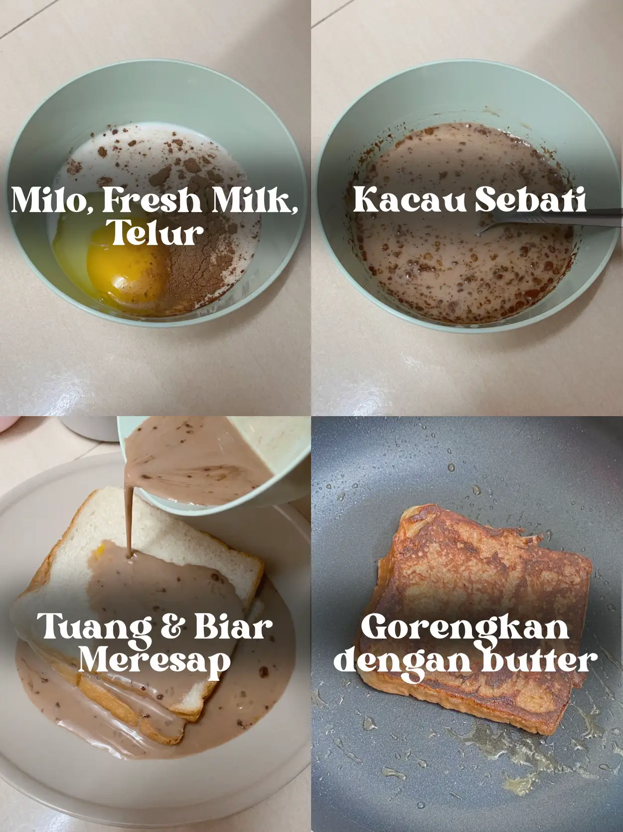 Viral Recipe:Milo lava Toast | Galeri disiarkan oleh 𝒴𝓊𝓃𝒶 𝑀𝑜𝒽𝒶𝓂𝒶𝒹 | Lemon8
