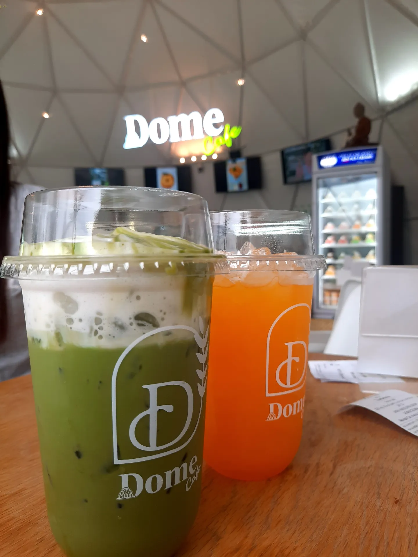🏕ร้านสวย..บรรยากาศดี..ต้องที่นี่🌲DOME CAFE | แกลเลอรีที่โพสต์โดย น้ำไงจะใครหละ💦 | Lemon8