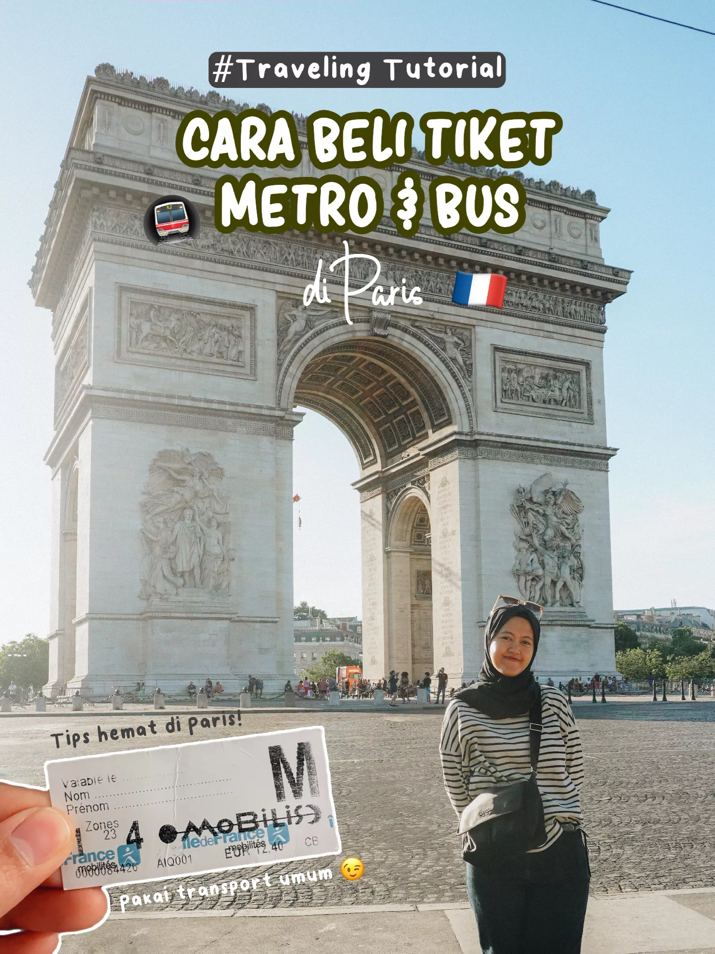 Tutorial: Cara Beli Tiket Metro/Bus di Paris 🇫🇷 | Galeri diposting oleh Mirna | Lemon8