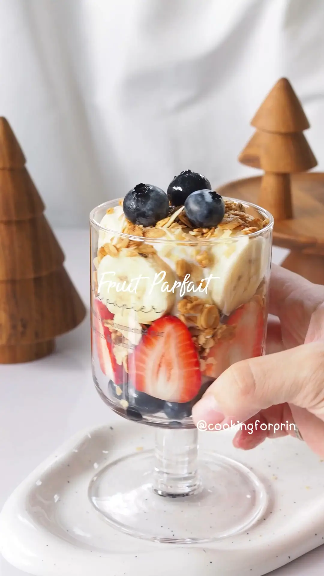 Fruit Parfait ️ | วิดีโอที่เผยแพร่โดย CookingForPrin | Lemon8