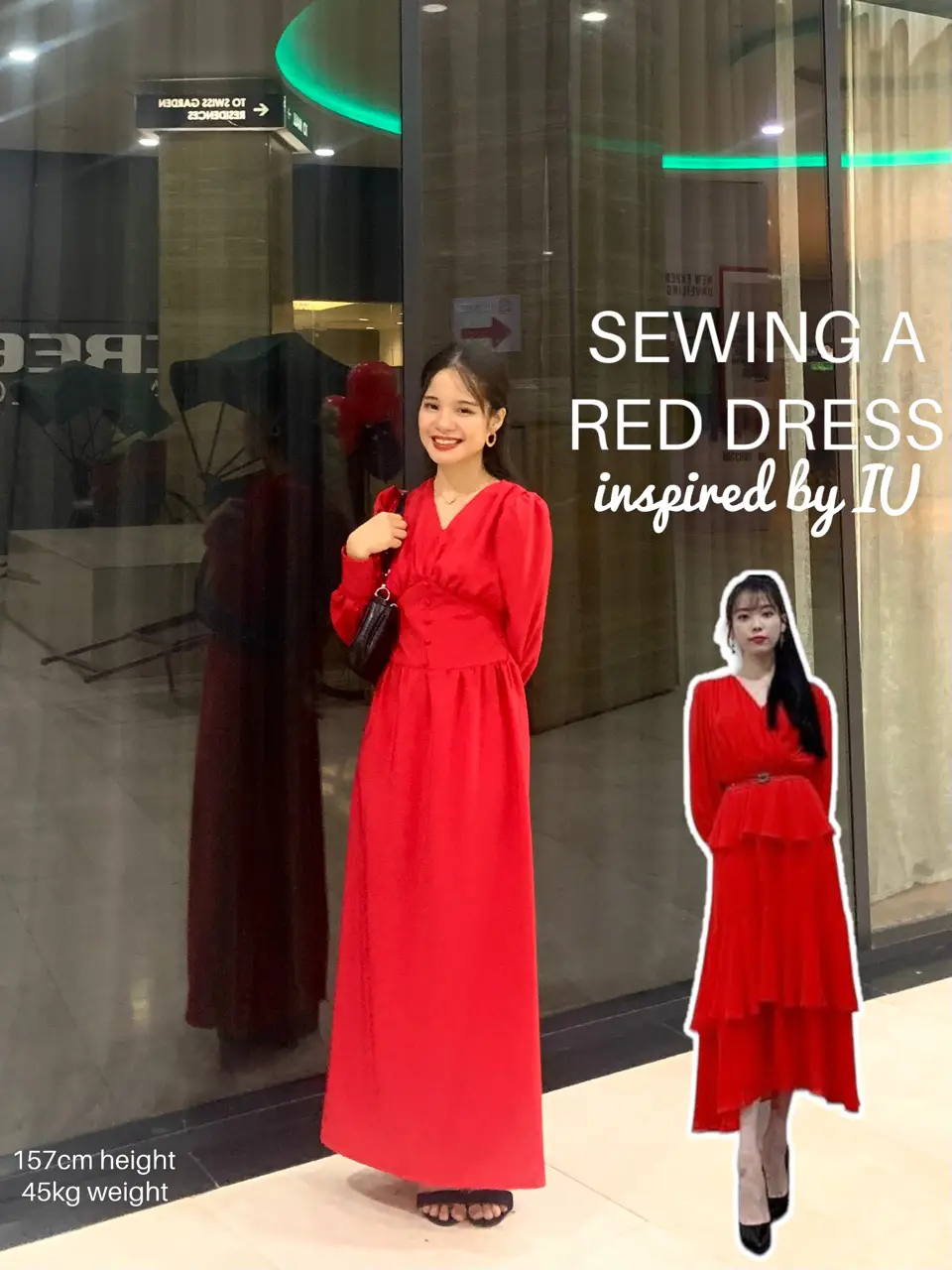 Inspired Red Dress By IU -Sewing Time- | วิดีโอที่เผยแพร่โดย ...