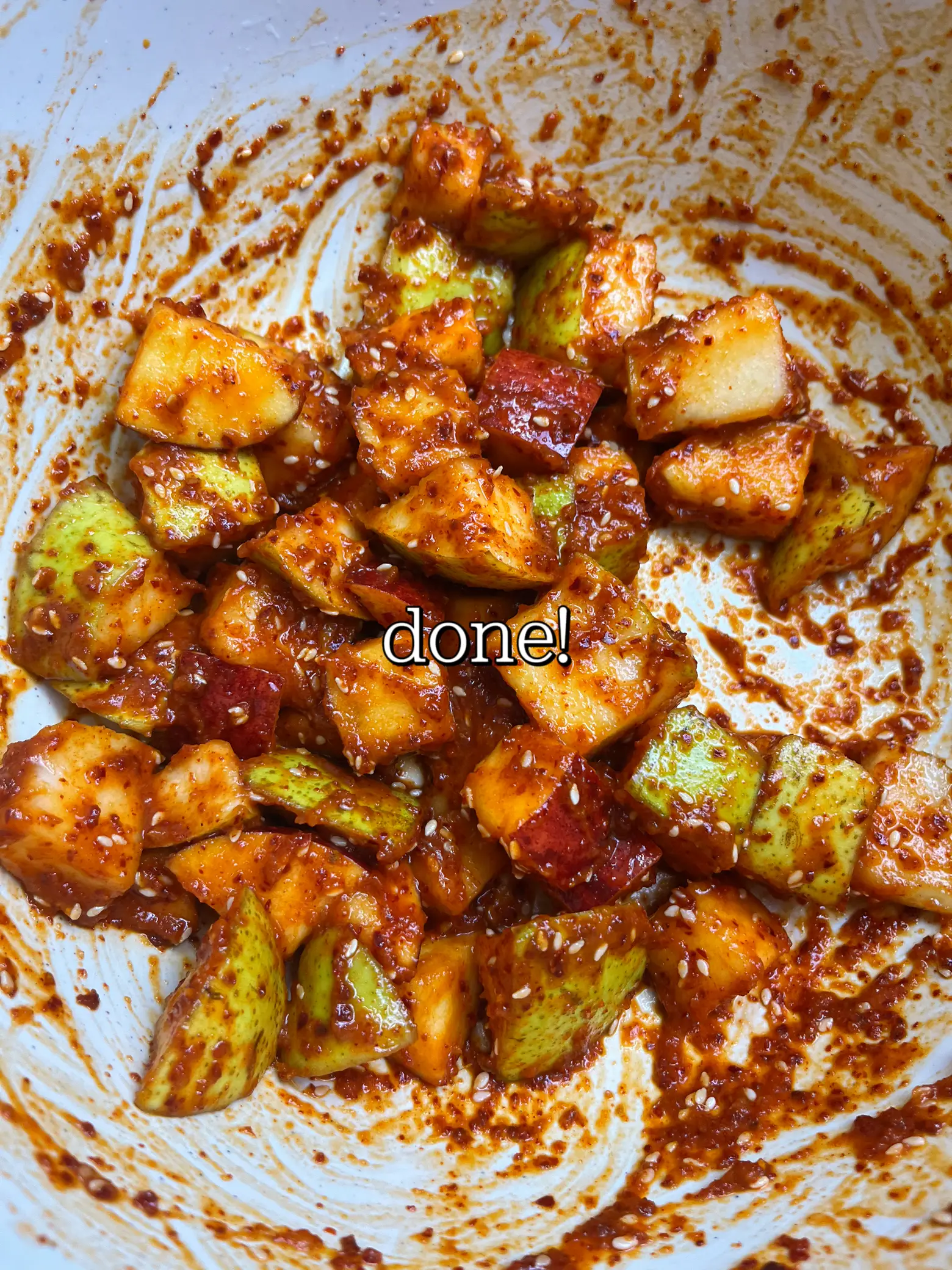 you will LOVE this sweet, fresh apple pear kimchi! | แกลเลอรีที่โพสต์ ...