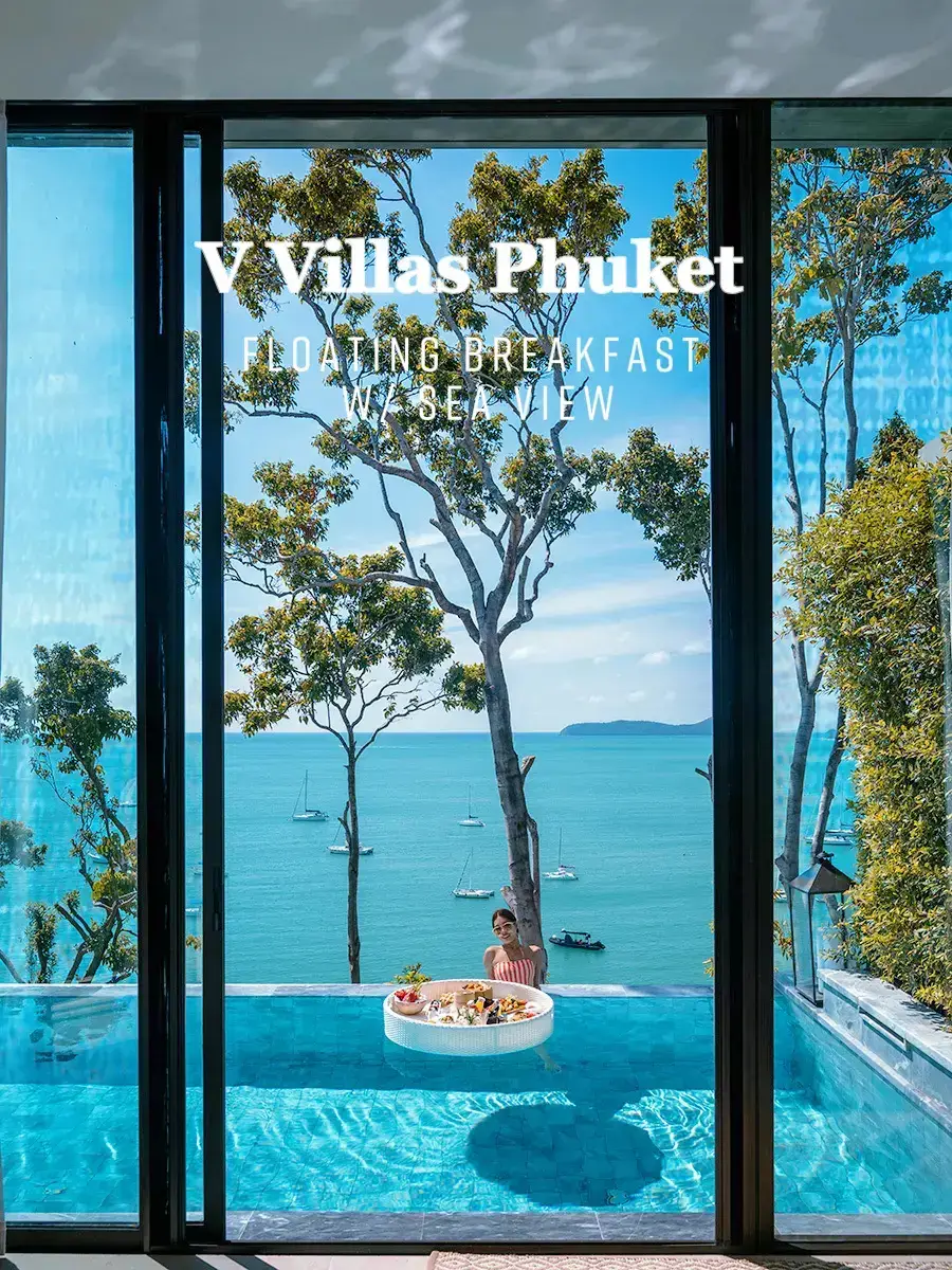 🌴Floating breakfast w/ sea view | V Villas Phuket | แกลเลอรีที่โพสต์โดย ...