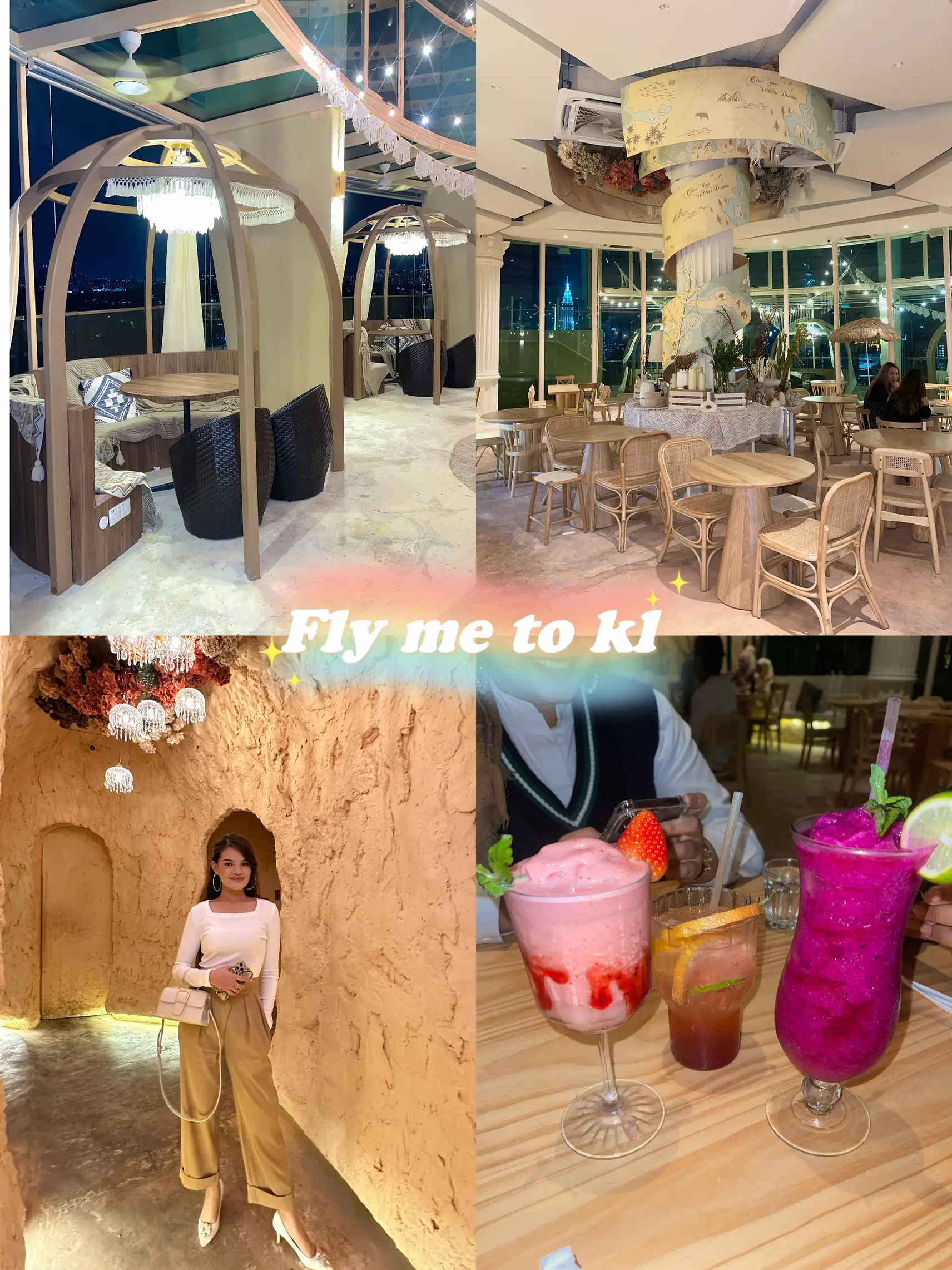 Fly me to kl cafe - Experience | Galeri disiarkan oleh syuhadah emran | Lemon8