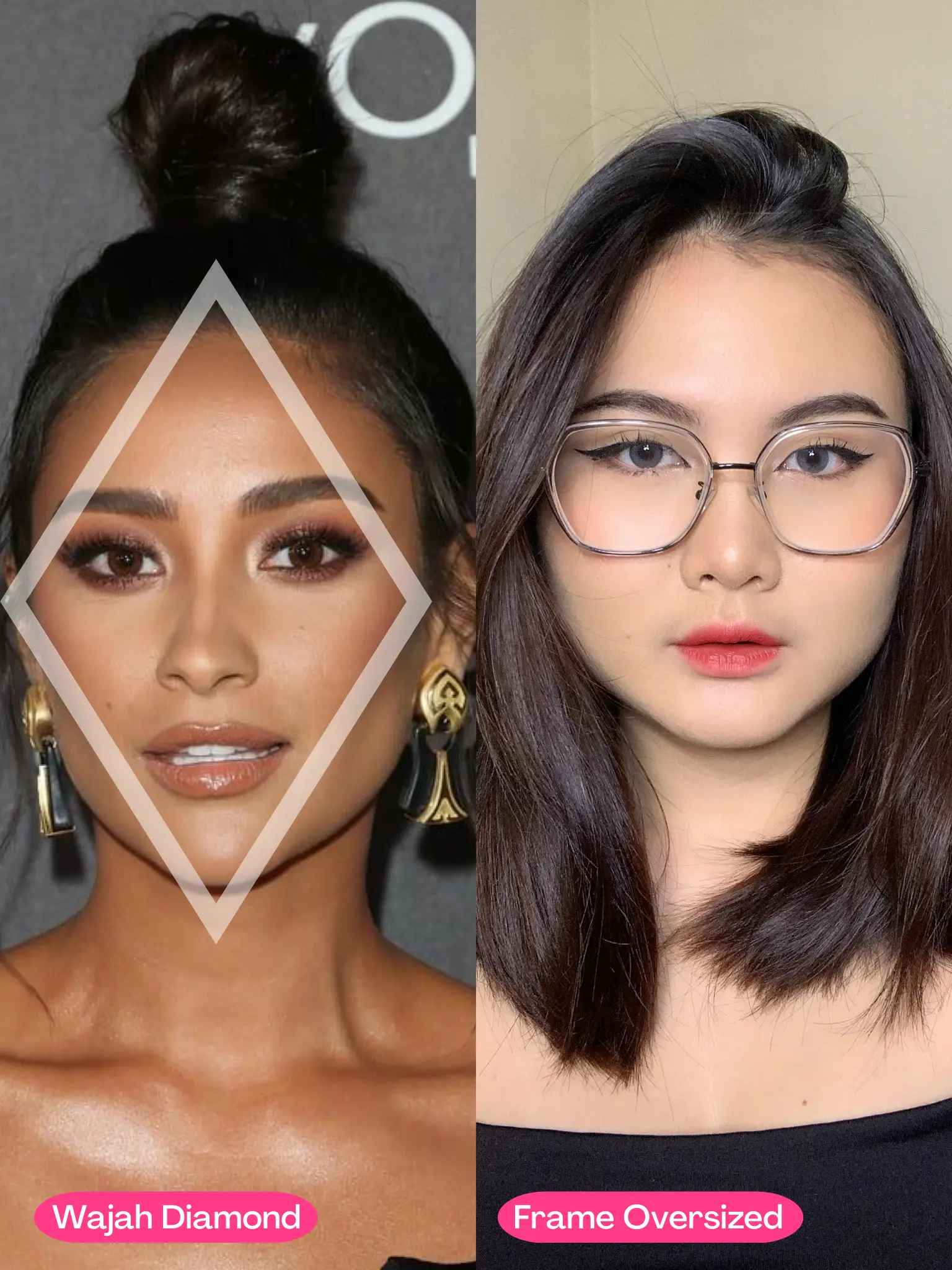 Tips memilih kacamata sesuai bentuk wajah😎 | Galeri diposting oleh Mel | Lemon8