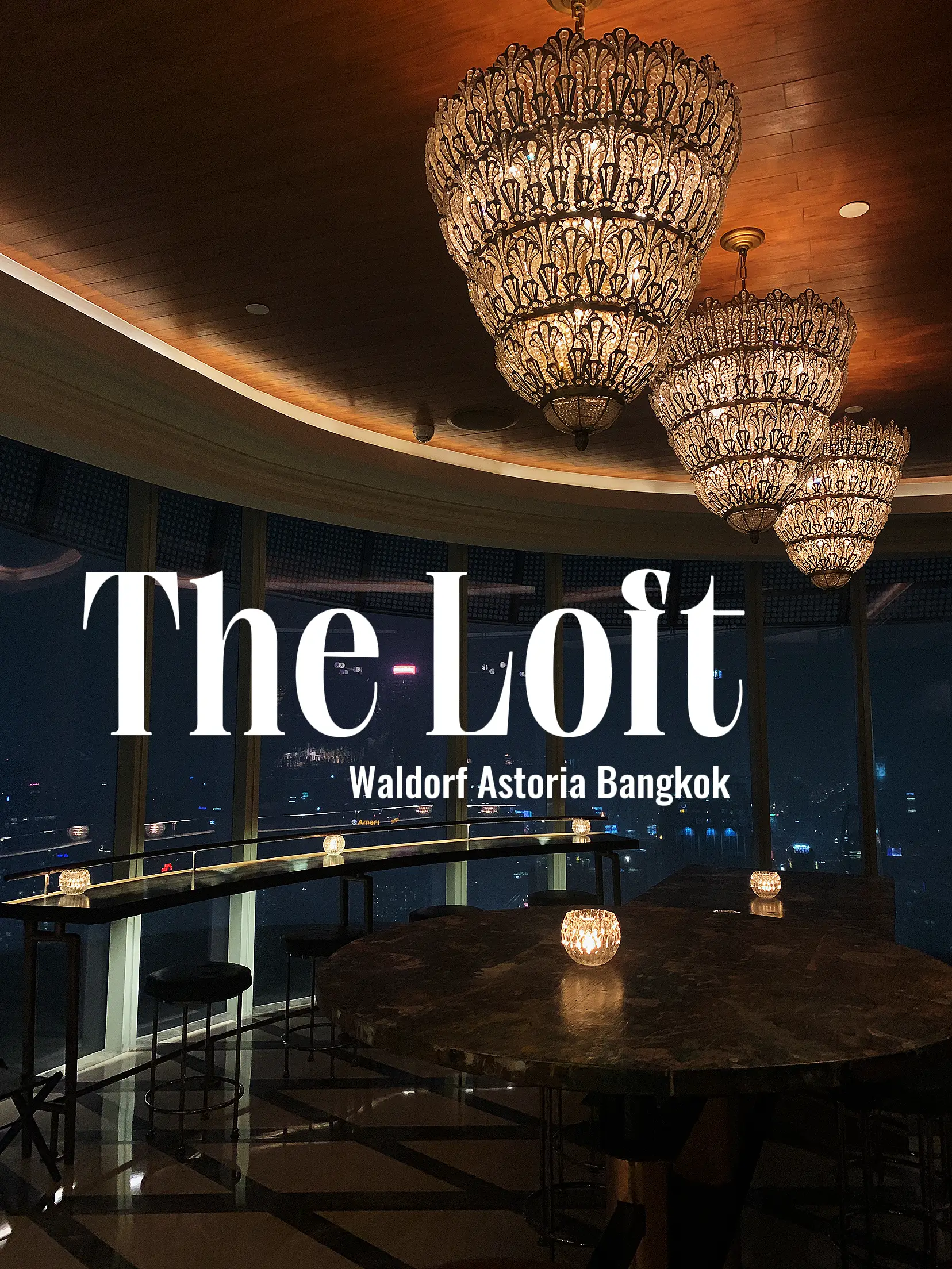 🌃 The Loft Bangkok | บาร์สุดหรูที่ Waldorf Astoria BKK🥂 | แกลเลอรีที่โพสต์โดย Kp Luksanakoses ...