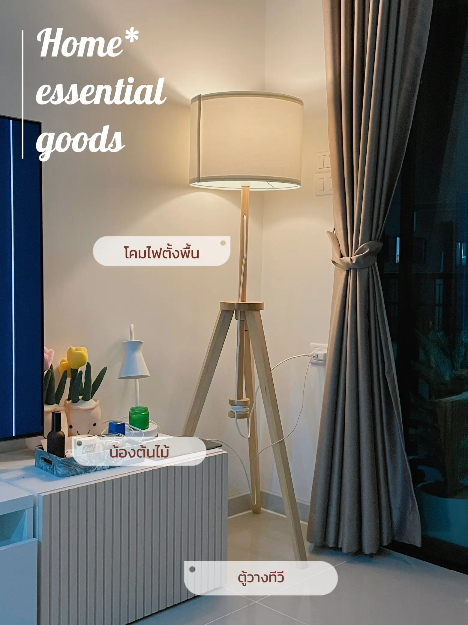 โคมไฟตั้งพื้น Ikea 💡🕯️ | แกลเลอรีที่โพสต์โดย Bloom Berry | Lemon8