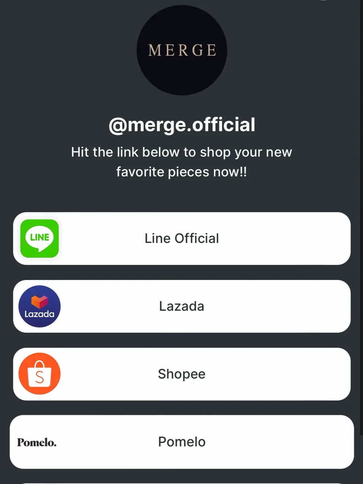 Brand IG EP1 : Merge.official ช็อปปิ้งร้านเดียวจบ 💳 | แกลเลอรีที่โพสต์ ...