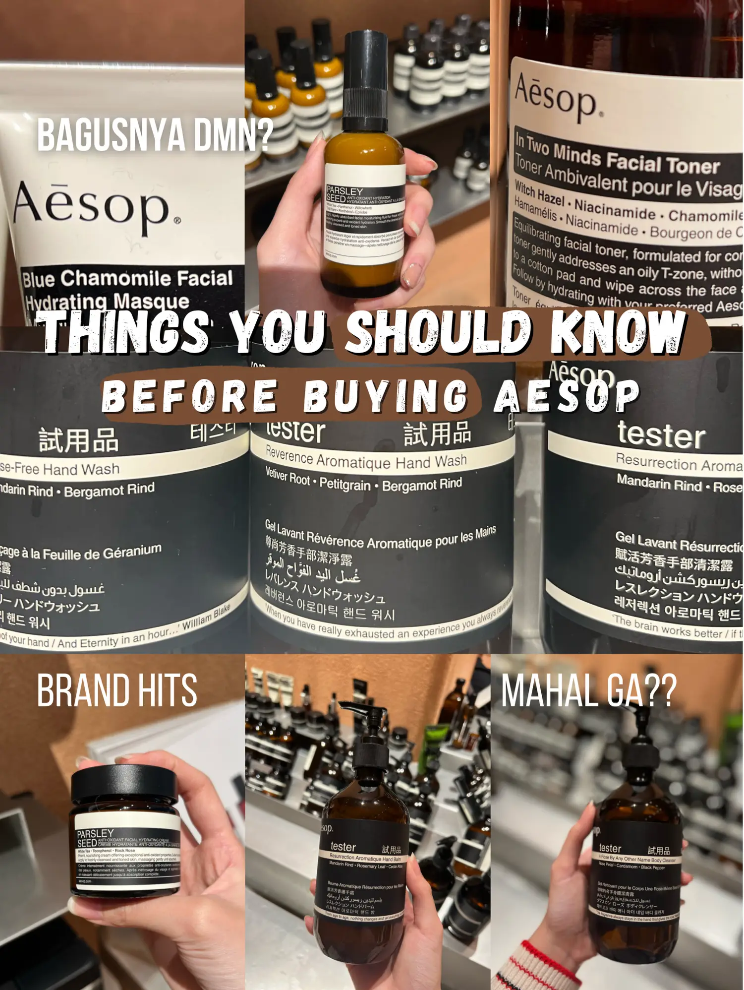 Aesop shopping haul || things you should know | Galeri diposting oleh ...