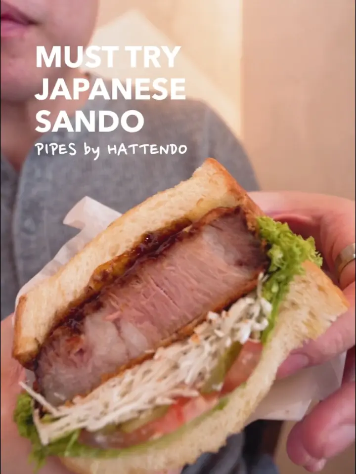 Thickest, juicest & softest japanese sando 🍞try it | Video published by ...