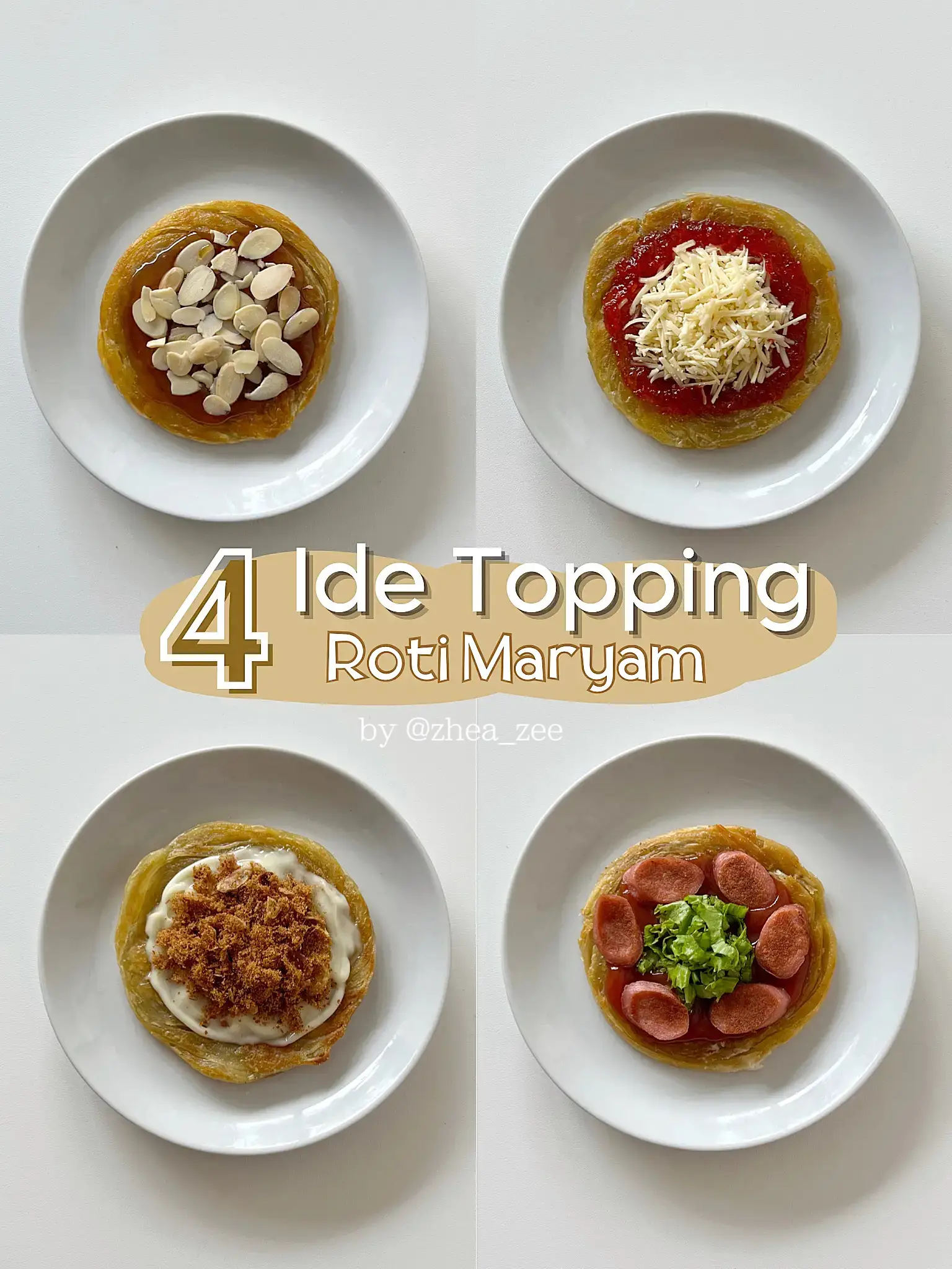 Ide topping roti maryam biar g | Galeri diposting oleh zheazee | Lemon8