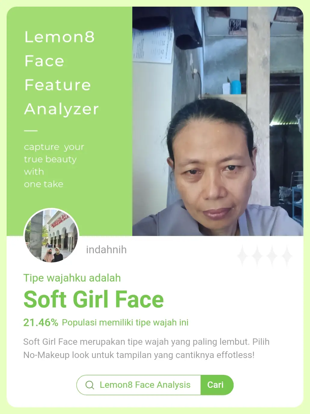 Laporan Analisis Wajahku | Galeri diposting oleh Indah | Lemon8