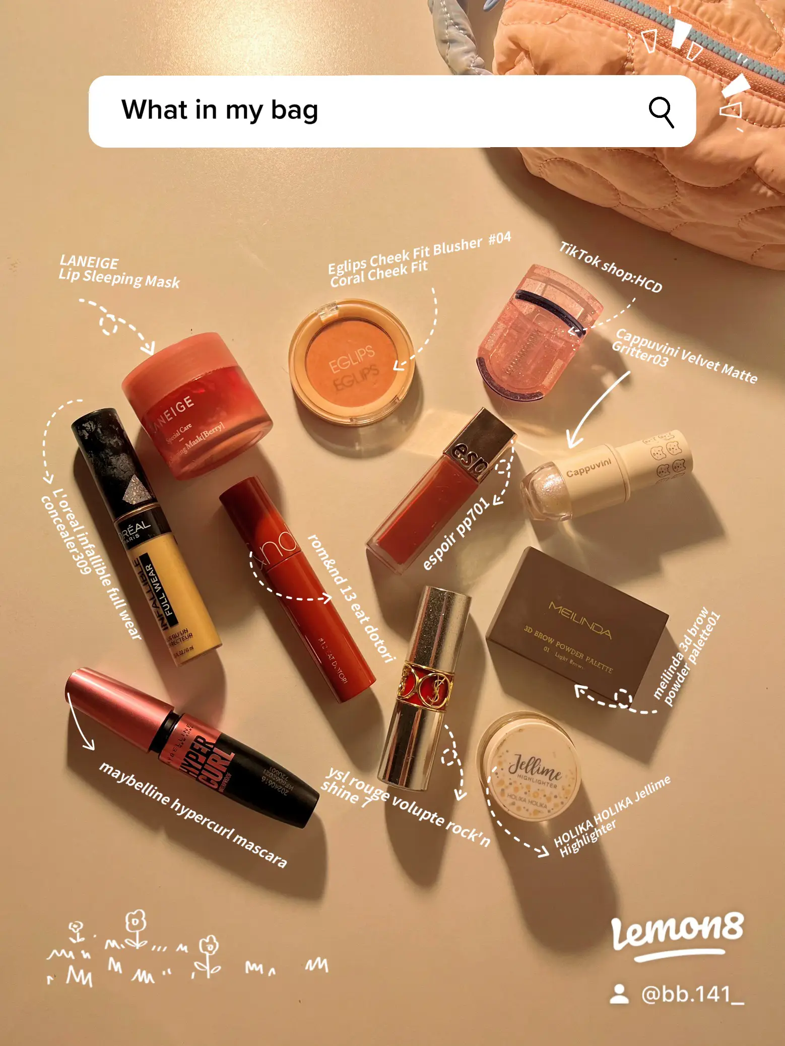 What is my bag🧳👛 | แกลเลอรีที่โพสต์โดย bb.141_ | Lemon8