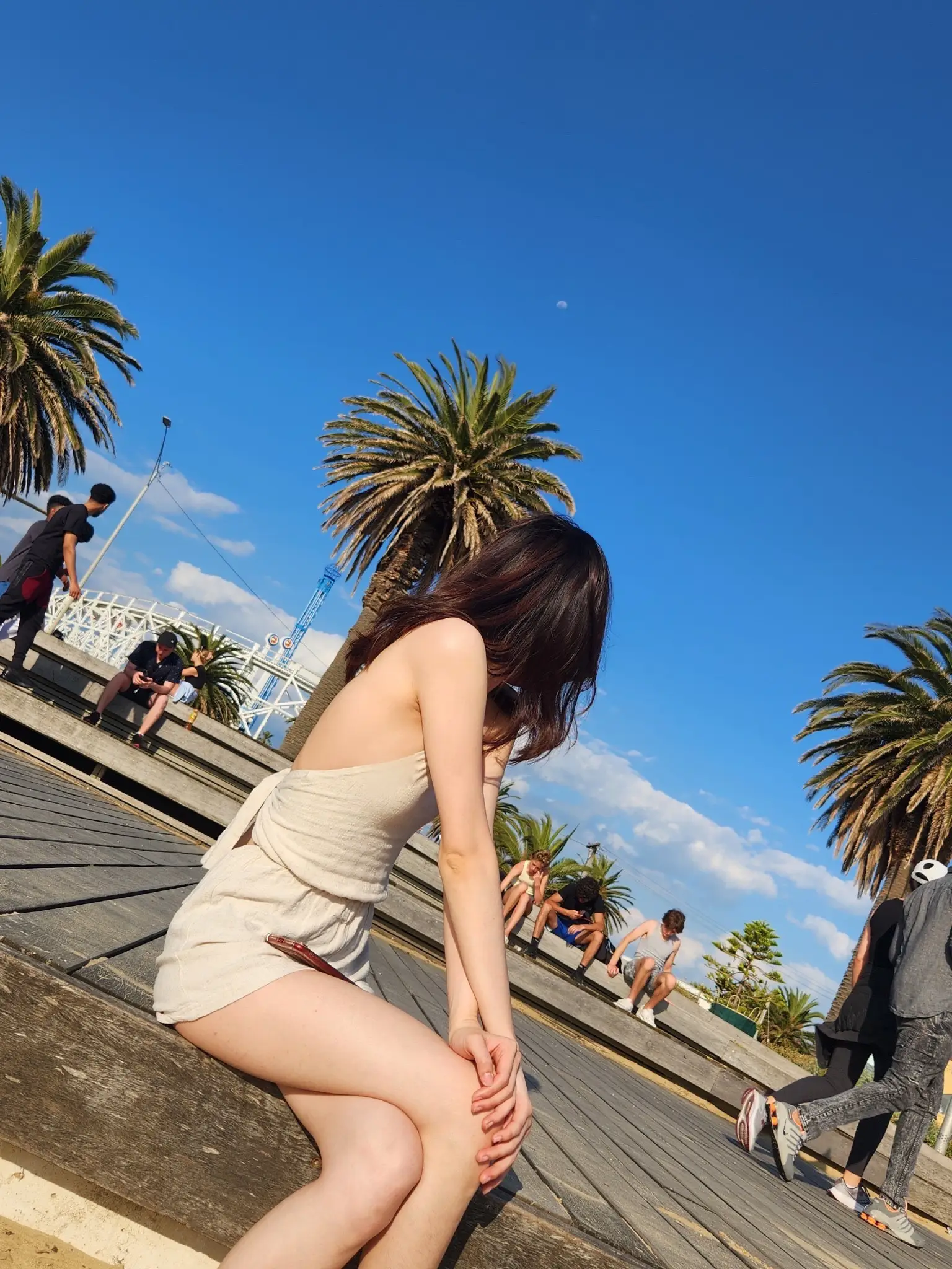 OOTD Summer | ep.4 ชุดจั้มสูทสั้น+เปิดหลัง 🔥 | แกลเลอรีที่โพสต์โดย eiwweaver | Lemon8