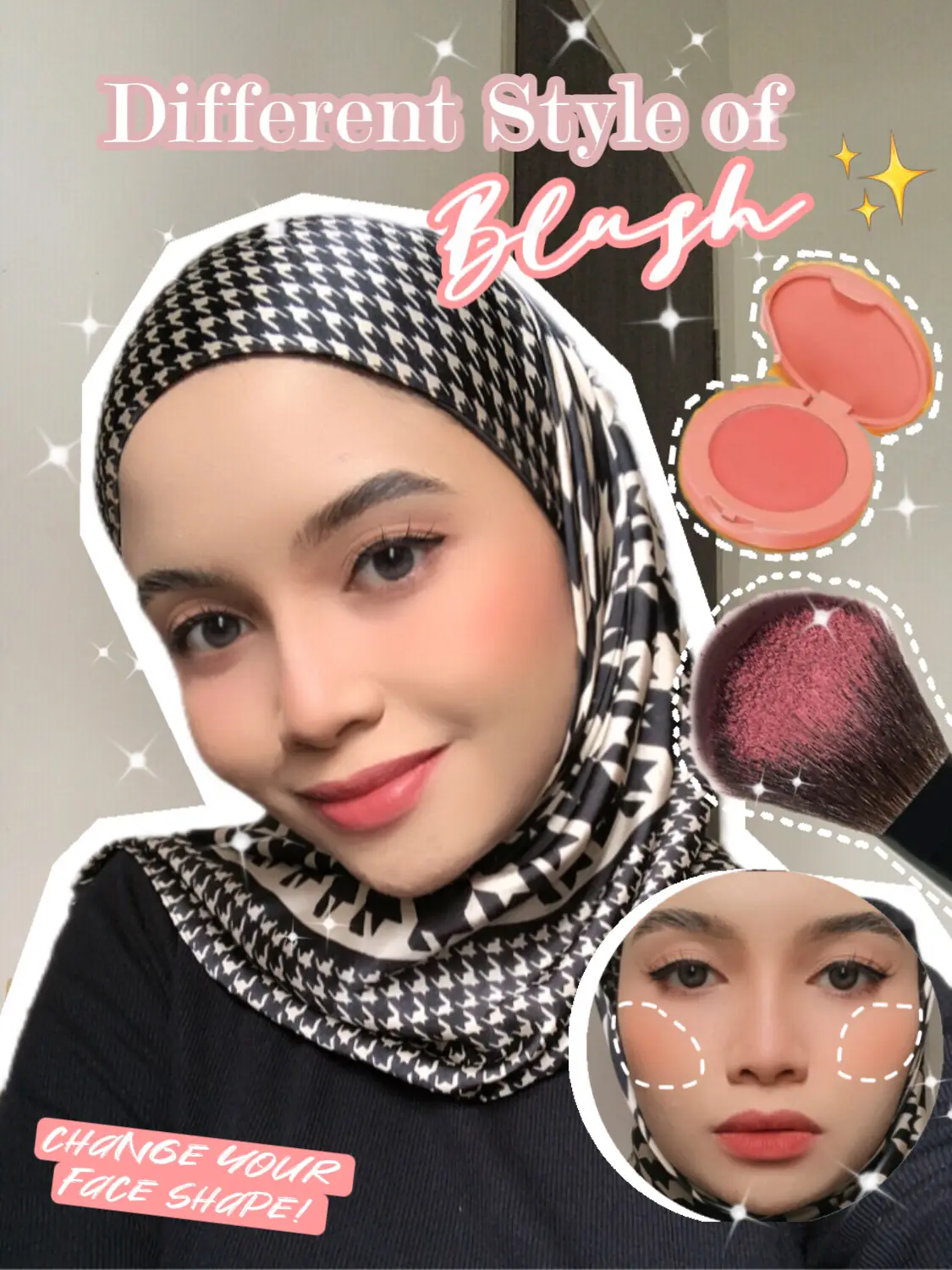 DIFFERENT STYLE OF BLUSH | Galeri disiarkan oleh Syeera Azman | Lemon8
