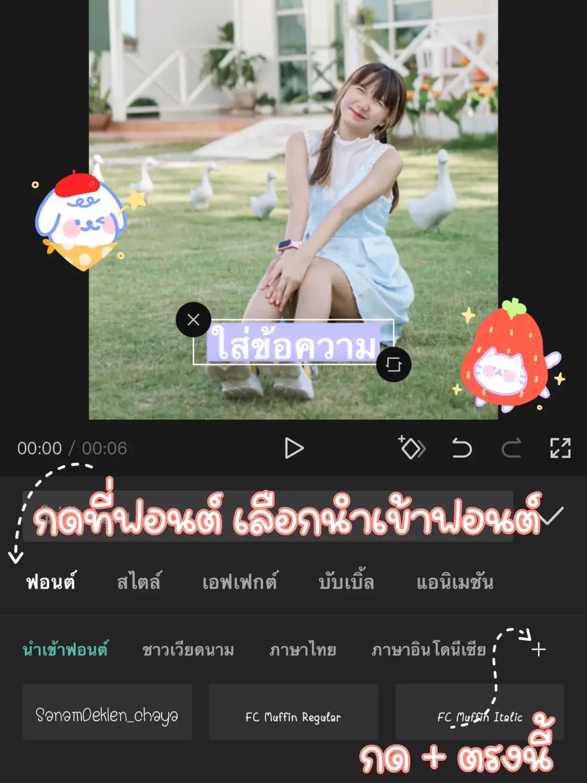 font ไทยฟรี capcut - การค้นหาใน Lemon8
