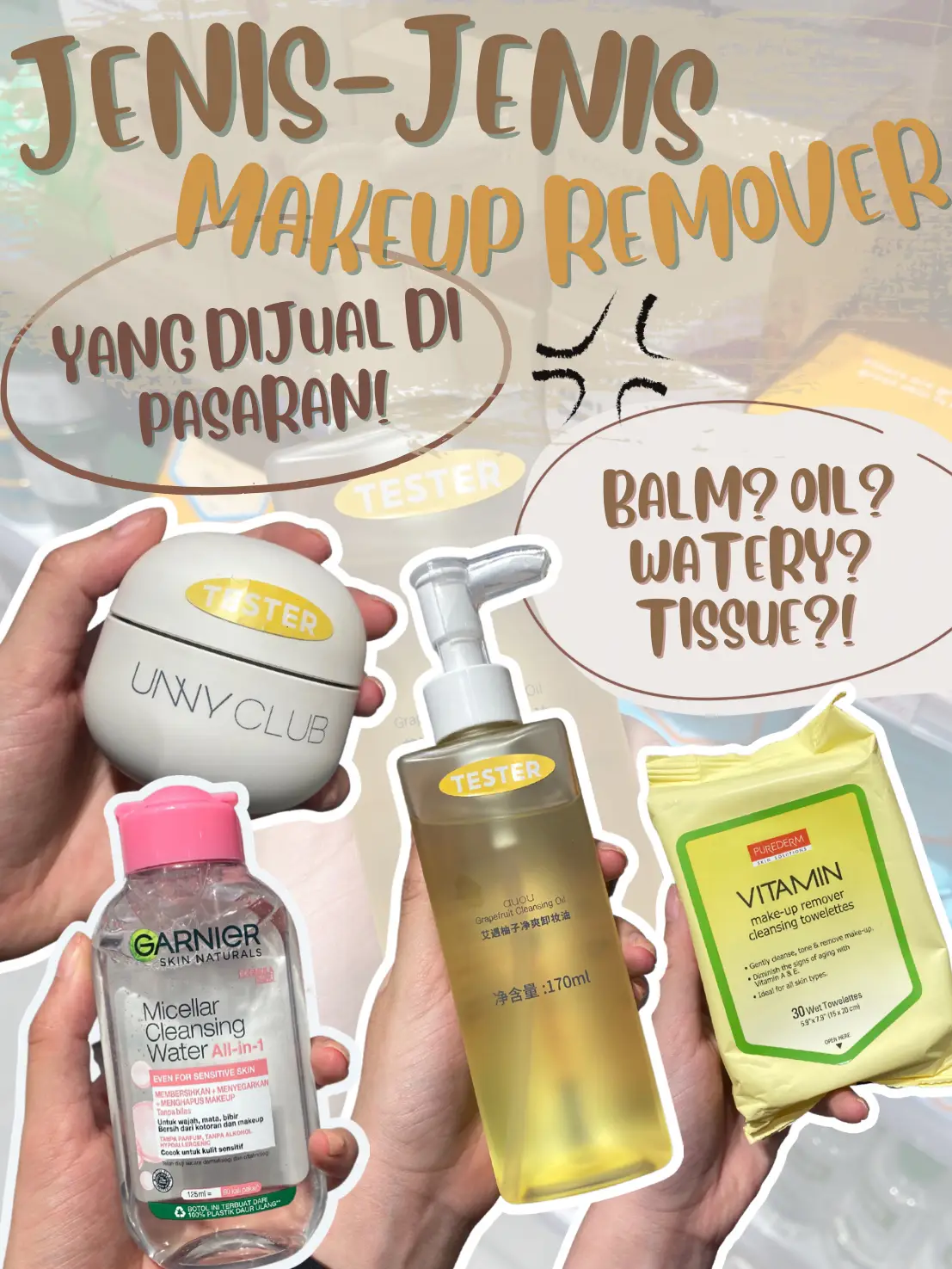 HARUS TAU JENIS JENIS MAKEUP REMOVER SEBELUM BELI! | Galeri diposting ...