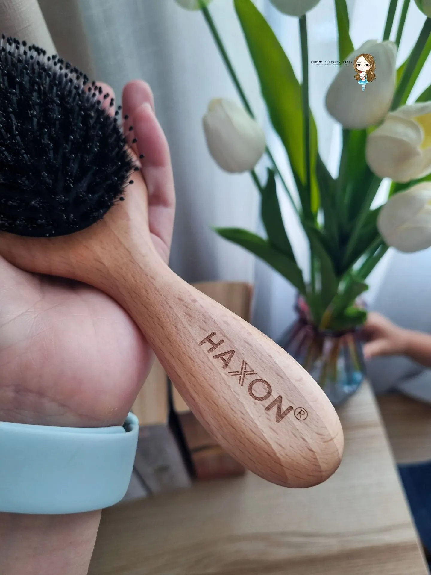 แก้ผมชี้ฟู ด้วยหวีไม้ขนหมูป่า Haxon | แกลเลอรีที่โพสต์โดย NuNimo's ...