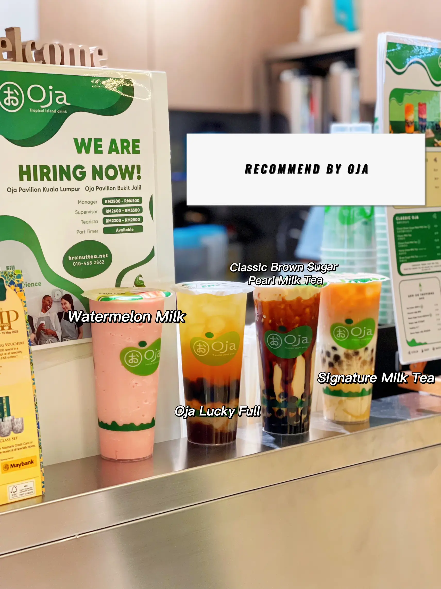 🇲🇾PAVILION KL OJA MILK TEA | Galeri disiarkan oleh Getbats | Lemon8