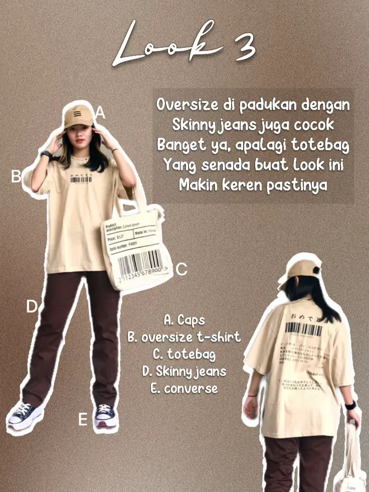 👕SIMPLE STYLING KAOS OVERSIZE👕 | Galeri diposting oleh Mirae | Lemon8