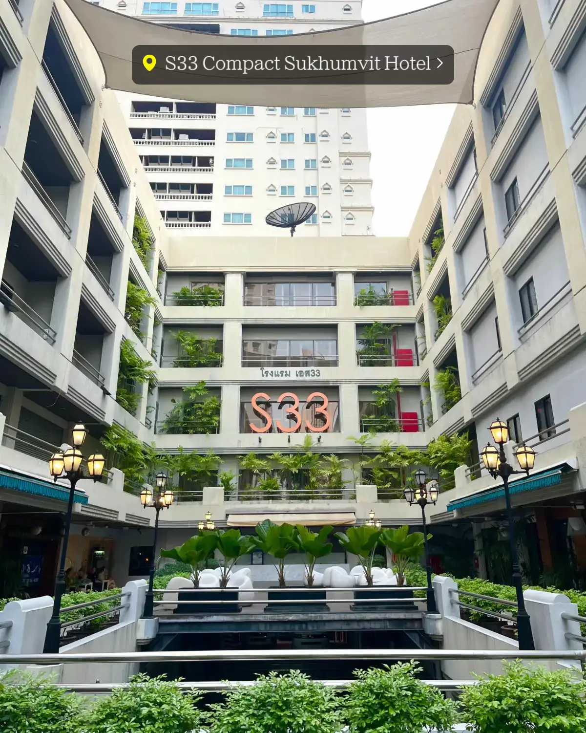 S33 Hotel โรงแรมถูกและดีใกล้ BTS พร้อมพงษ์ ดีเกินคาด! 🫶🏼 | แกลเลอรีที่โพสต์โดย ploy𝜗𝜚₊˚ | Lemon8