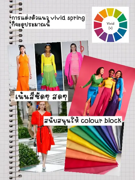 According to Personal Color Yourself Vivid Spring Color ️🧡💛💚💙 | Gallery ...