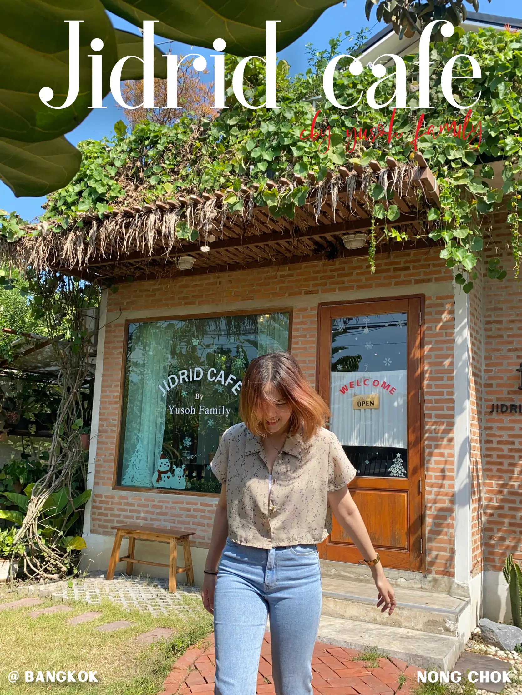Jidrid cafe 🌿 | คาเฟ่ลับย่านหนองจอก | แกลเลอรีที่โพสต์โดย Chutixx | Lemon8