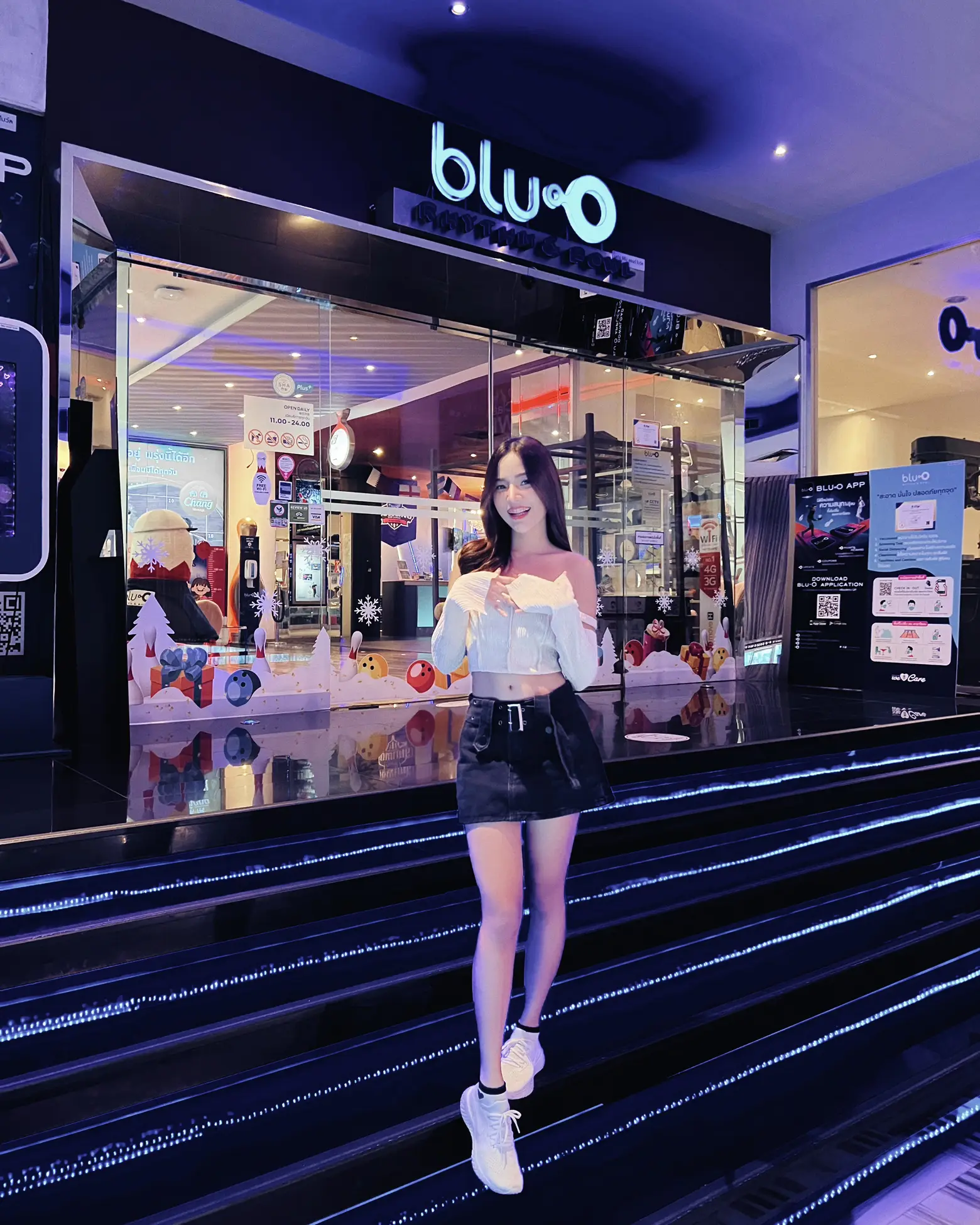 Bowling Girl Y2K 🎳 โยนโบว์โพสสับ!! @Blu-O 💙 | แกลเลอรีที่โพสต์โดย Lollipoppuay | Lemon8