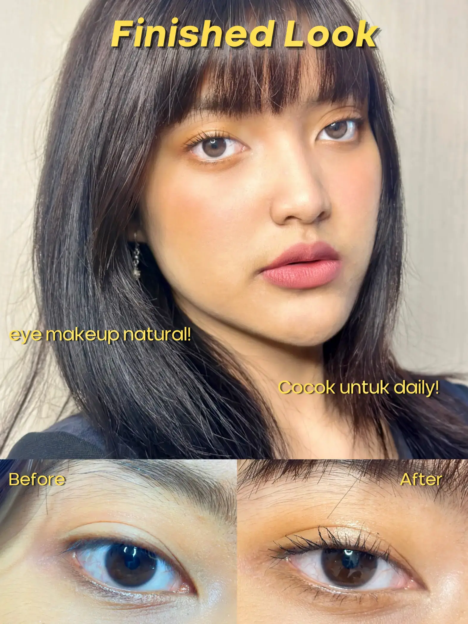 [TUTORIAL] 4 Langkah Eyeshadow Pemula! EASY 🩷 | Galeri diposting oleh ...