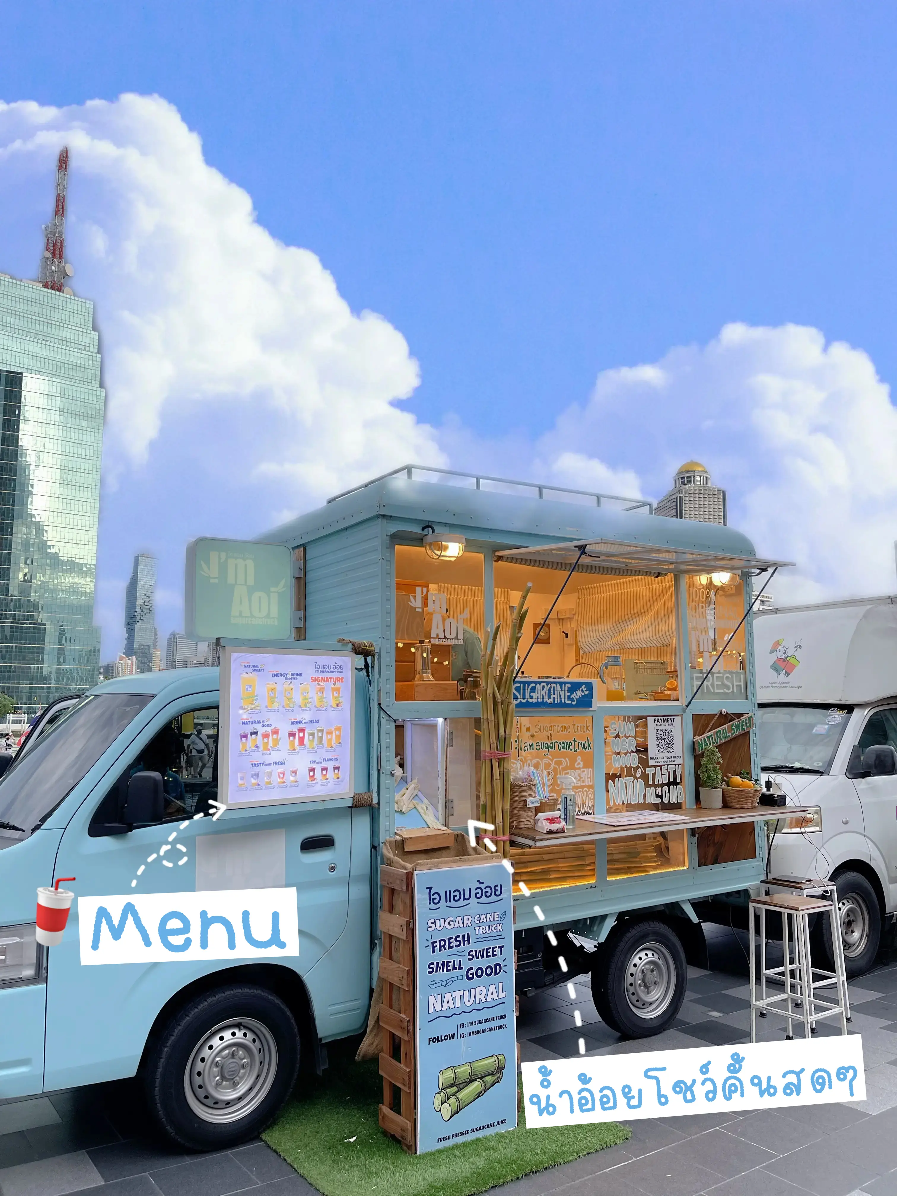 สายชิลริมน้ำห้ามพลาด 🎶 ขบวน Food Truck ร้านดังที่ ICON SIAM | แกลเลอรีที่โพสต์โดย toffeesrt | Lemon8