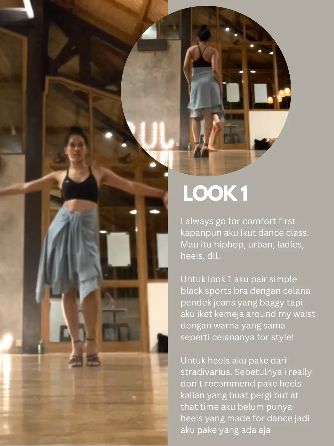 WHAT I WEAR TO HEELS DANCE CLASSES | Galeri diposting oleh chintyanindita | Lemon8