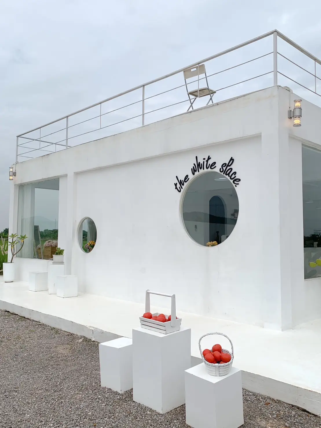 The white space cafe คาเฟ่ราชบุรี สไตล์เกาหลีขาวคลีน | Galeri disiarkan ...