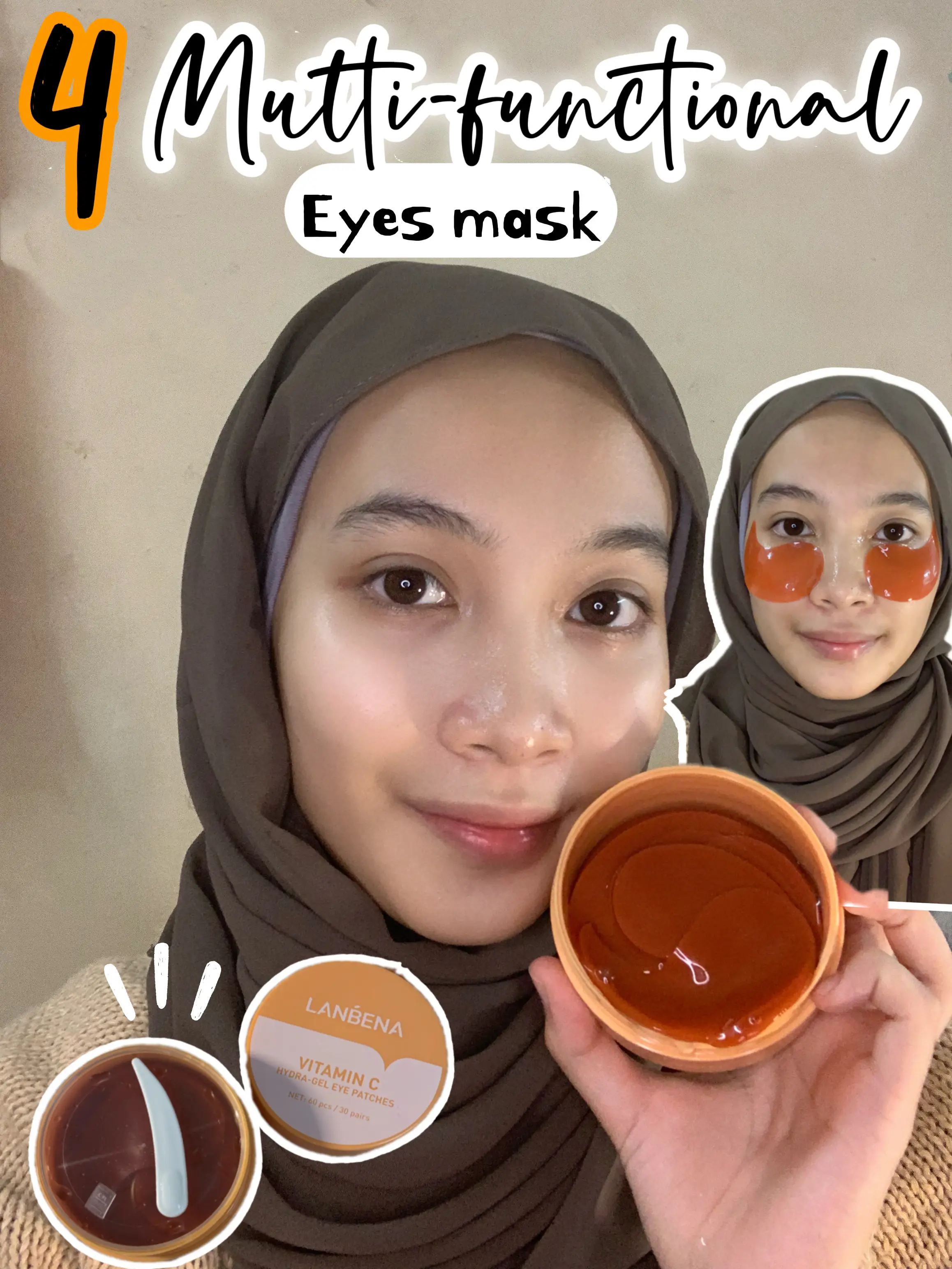 4 useful ways to use eye mask! Save $$$ | Galeri disiarkan oleh zatynaz | Lemon8
