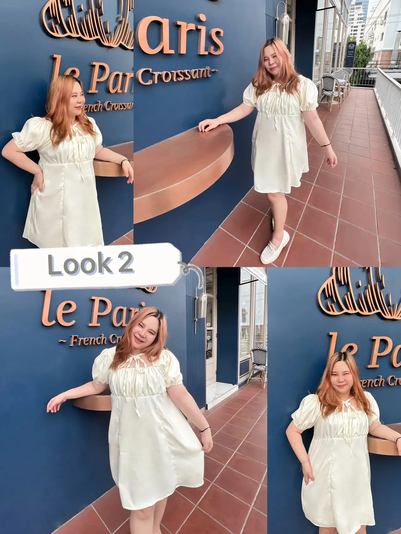 เสื้อผ้าสีขาวครีม☁️ฉบับสาวอวบ | แกลเลอรีที่โพสต์โดย pea_ncn | Lemon8