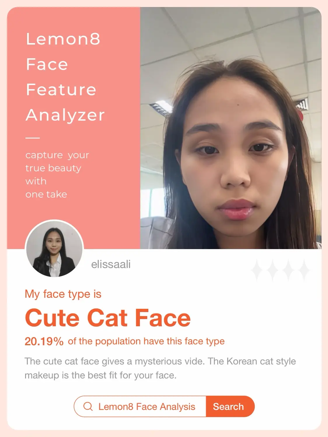 My Face Analysis Report | Galeri diposting oleh Elissa Ali | Lemon8
