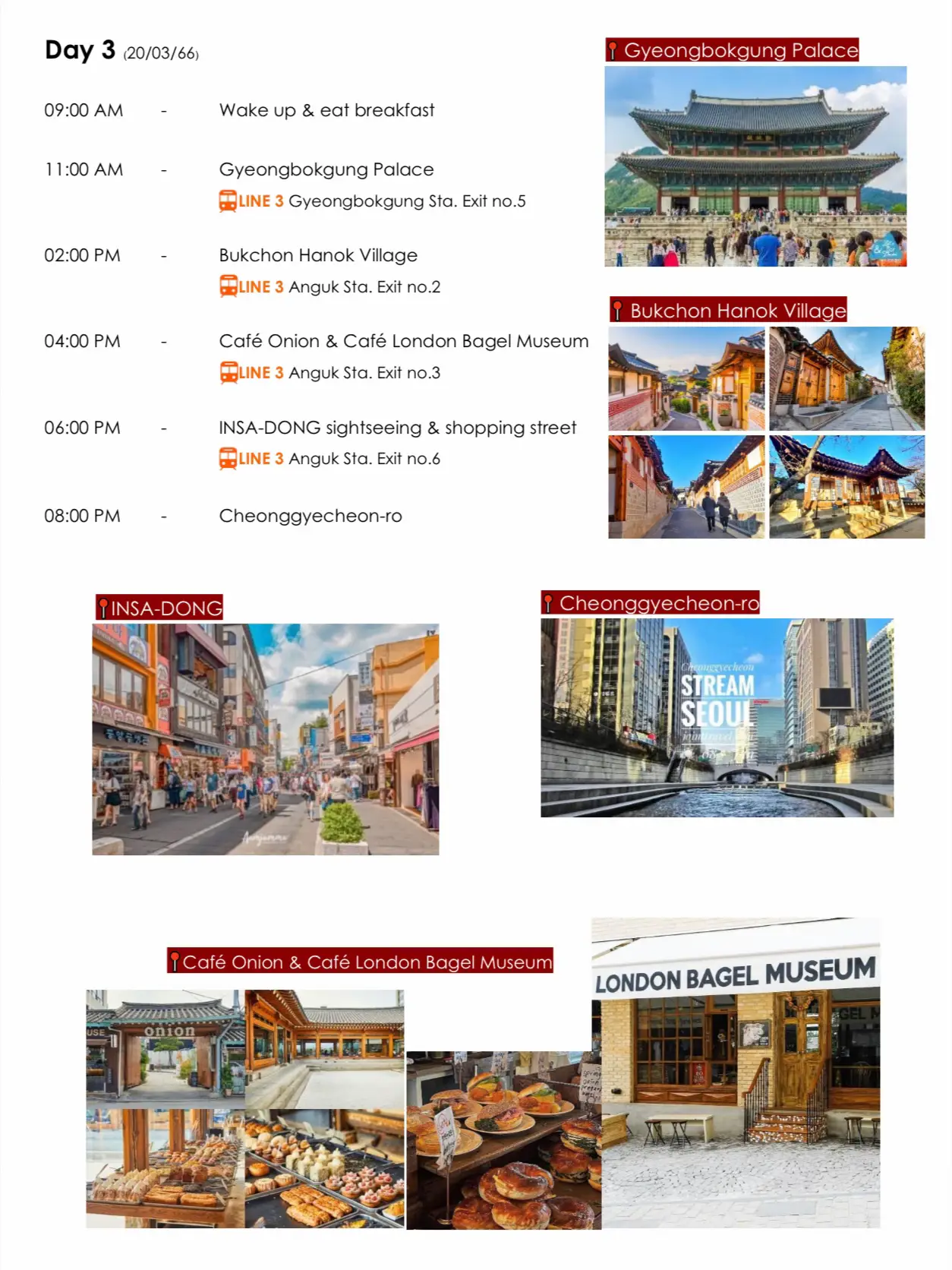 แจกแพลนเที่ยวเกาหลี 🇰🇷 | แกลเลอรีที่โพสต์โดย Louis‘ss | Lemon8